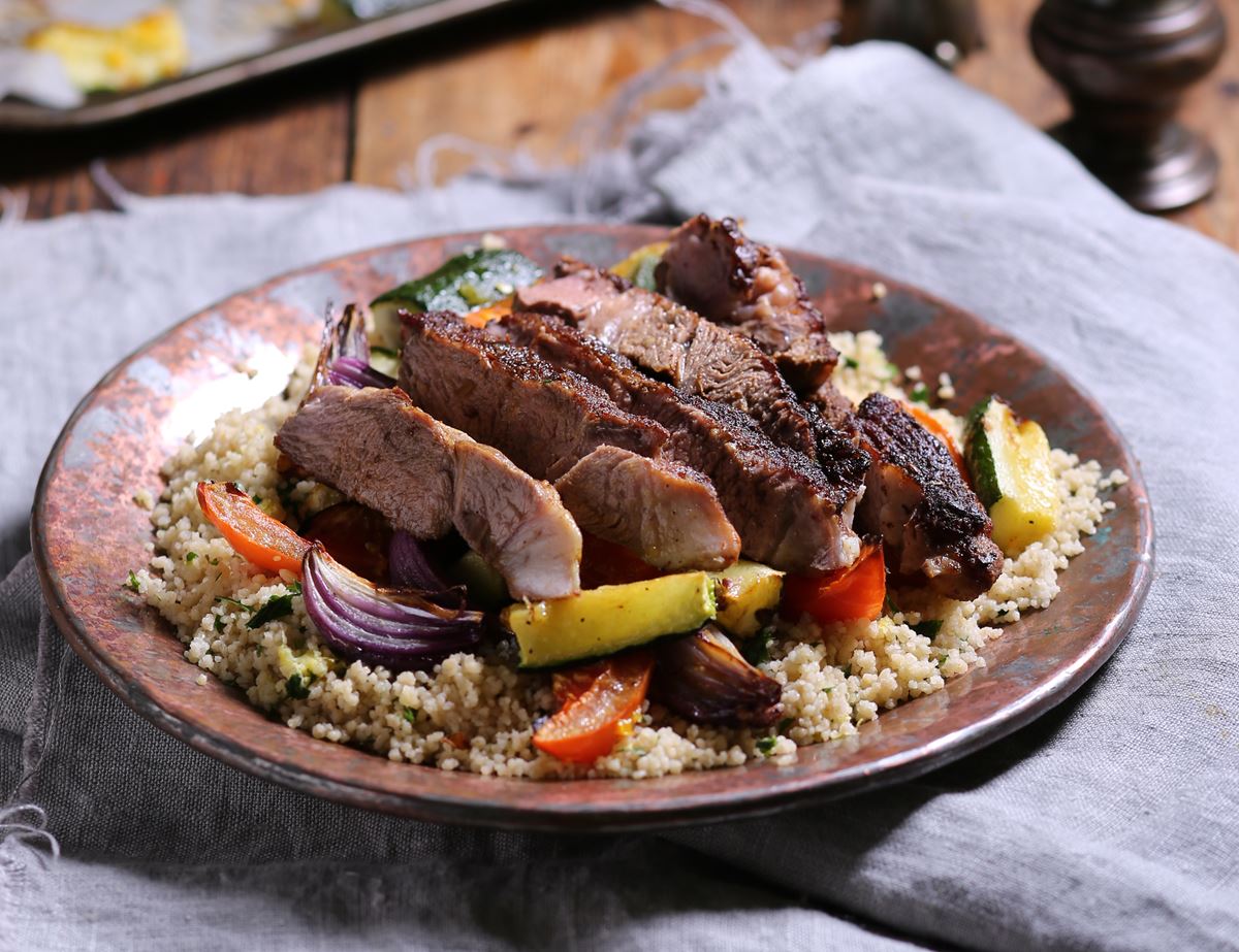 Pharaoh’s Feast: Egyptian-inspired Roast Lamb with Spiced Couscous ...
